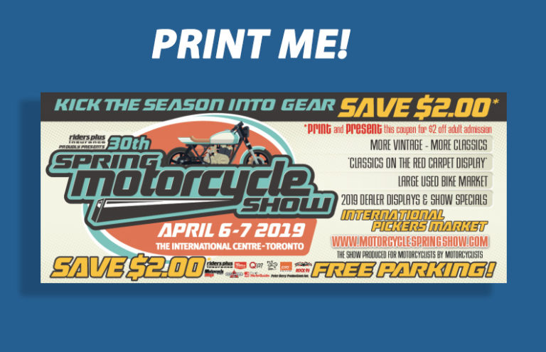 Spring Motorcycle Show - Sponsored by Riders Plus Insurance